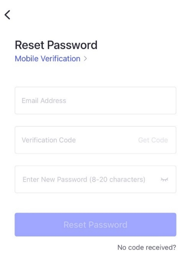 Help Centre | How to reset my login password